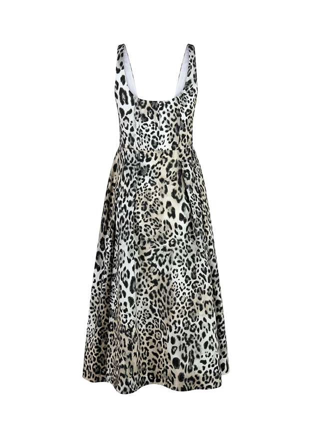 Midikleid mit Leo-Print | RIANI
