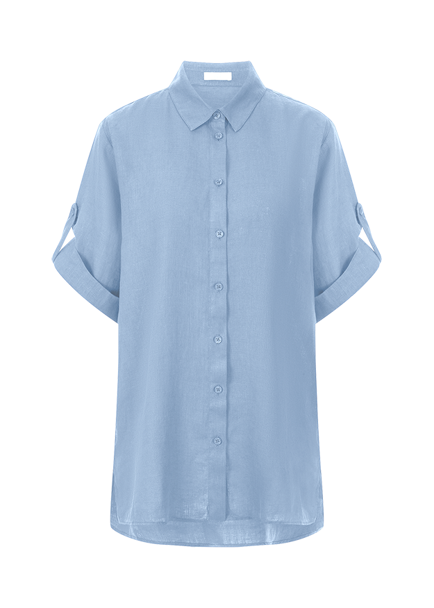 Leinenbluse » Größe: 34, Farbe: cloud