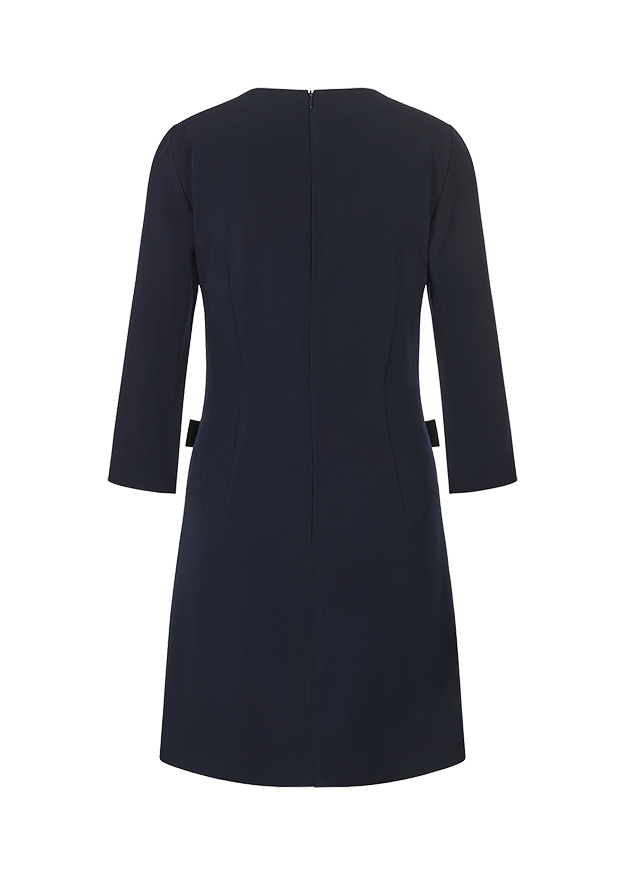 JAPAN TECHNO MINI DRESS » Size: 40, Colour: deep blue