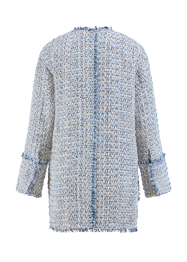 Tweed Jacket With Patch Pockets » Size: 32, Colour: galaxy patterned